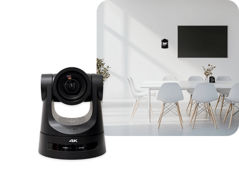 C-Pro 4K AI PTZ camera for videoconferencing