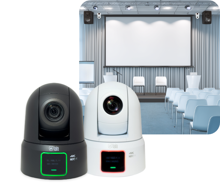 Cámara PTZ 4K Broadcaster Pro – Zoom óptico 25X, IA, NDI|HX3 y FreeD